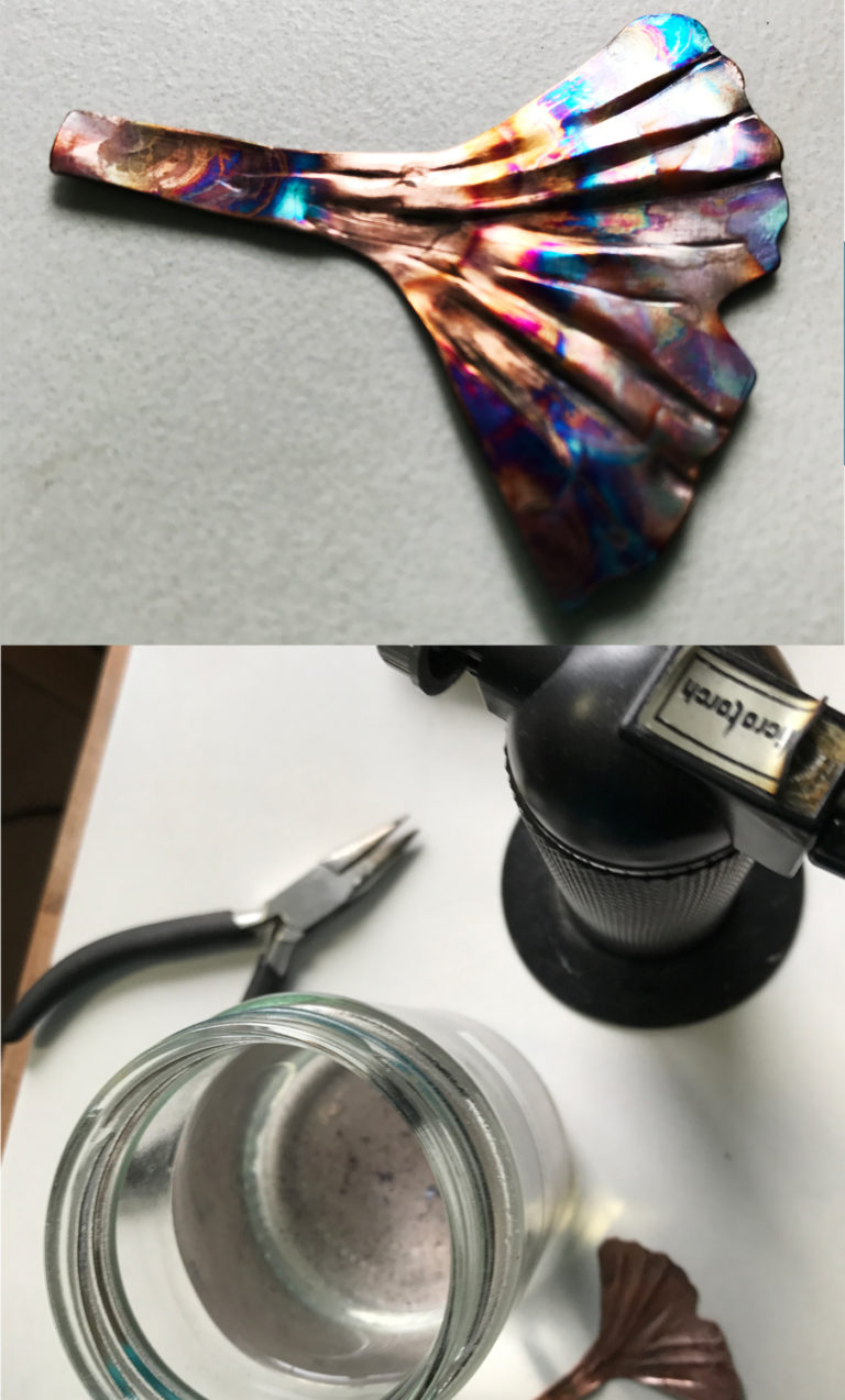 How to Flame Paint Copper – Basket of Blue