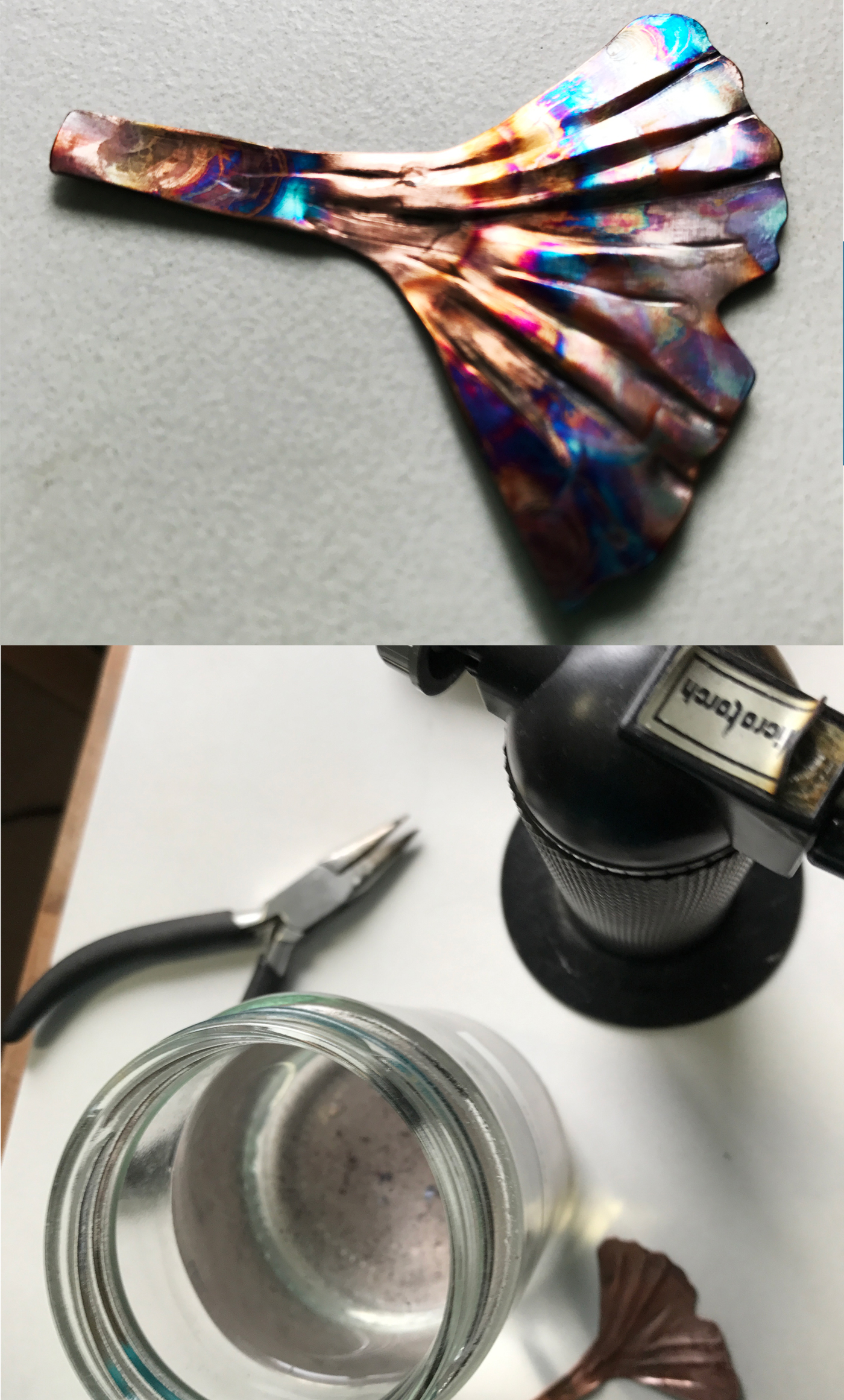 How to Flame Paint Copper – Basket of Blue