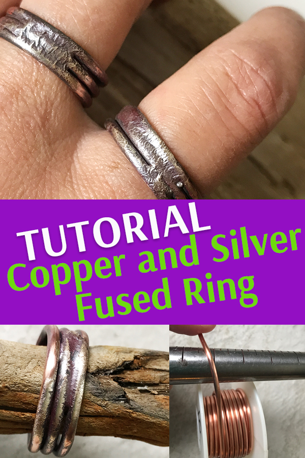Copper and Fused Silver Wire Ring Tutorial – Basket of Blue