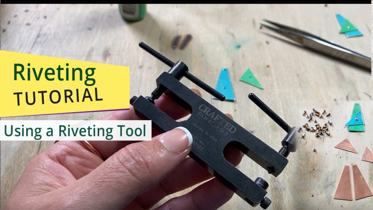 Riveting Tutorial – Basket of Blue